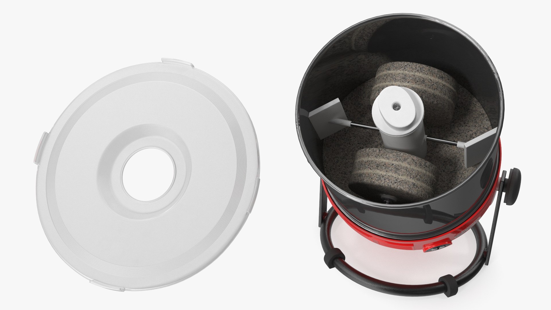 Countertop Chocolate Melanger Premier Red 3D Model - TurboSquid 2222851