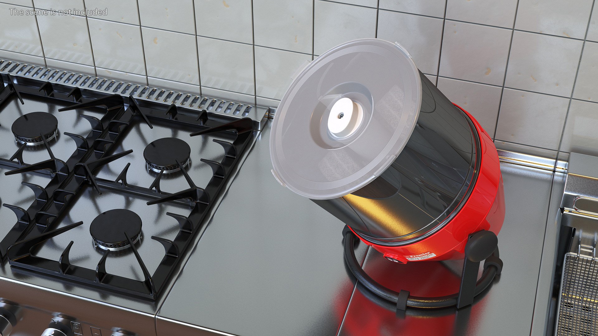 Countertop Chocolate Melanger Premier Red 3D Model - TurboSquid 2222851