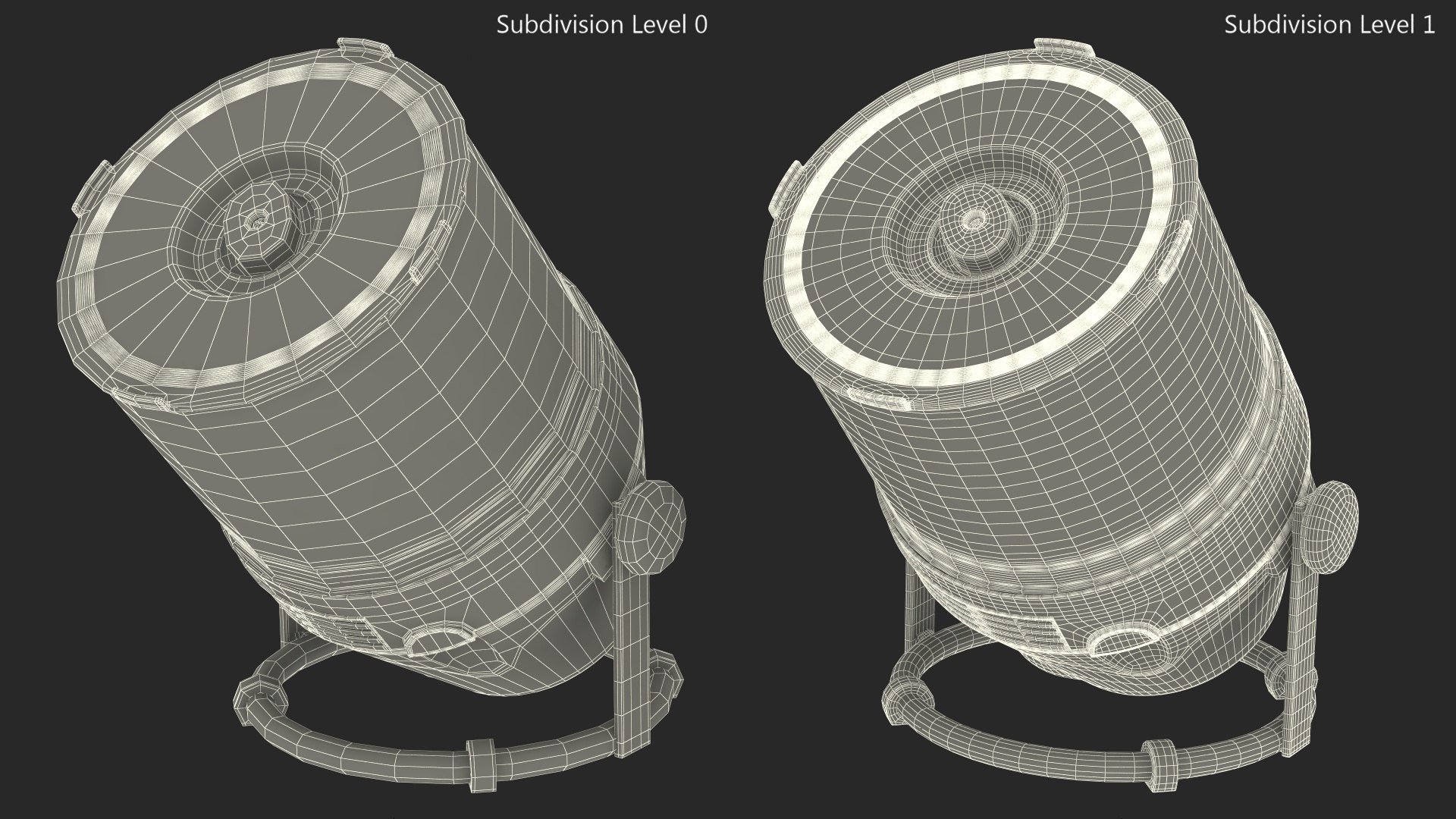 Countertop Chocolate Melanger Premier Red 3D Model - TurboSquid 2222851