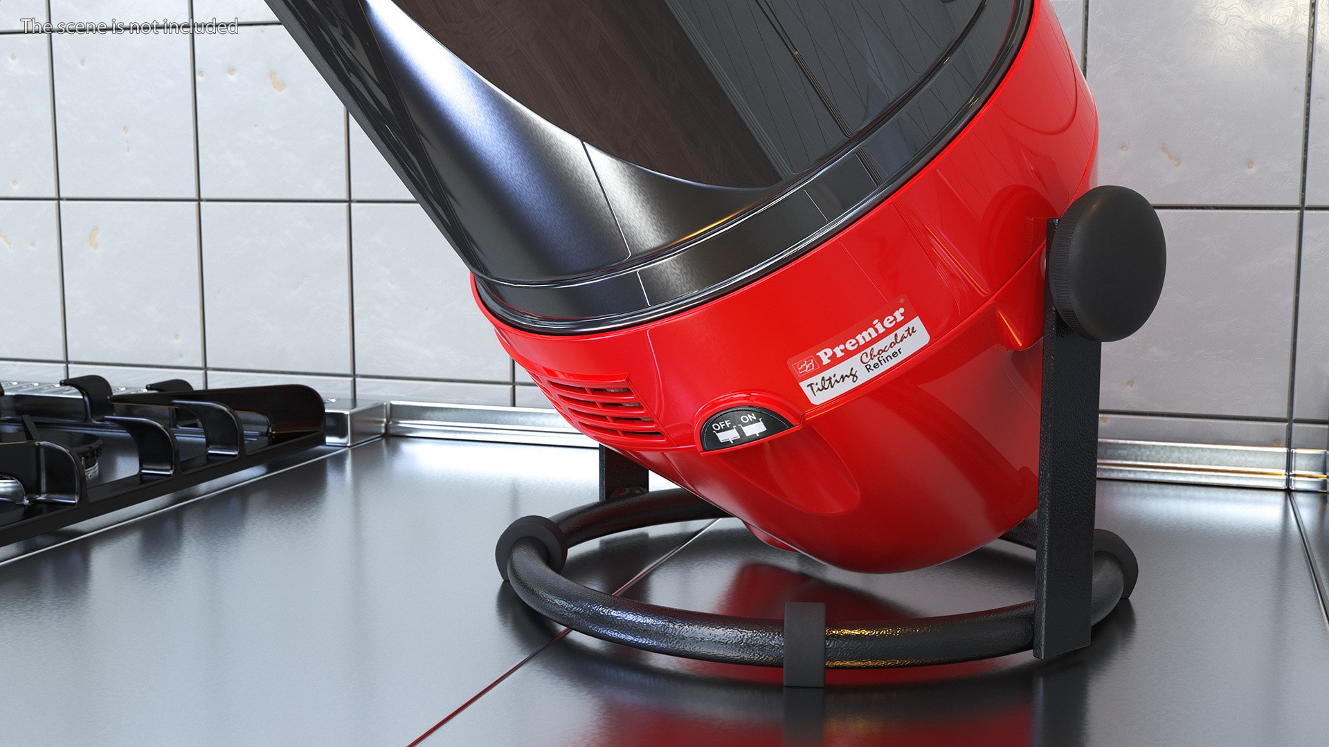 Countertop Chocolate Melanger Premier Red 3D Model - TurboSquid 2222851