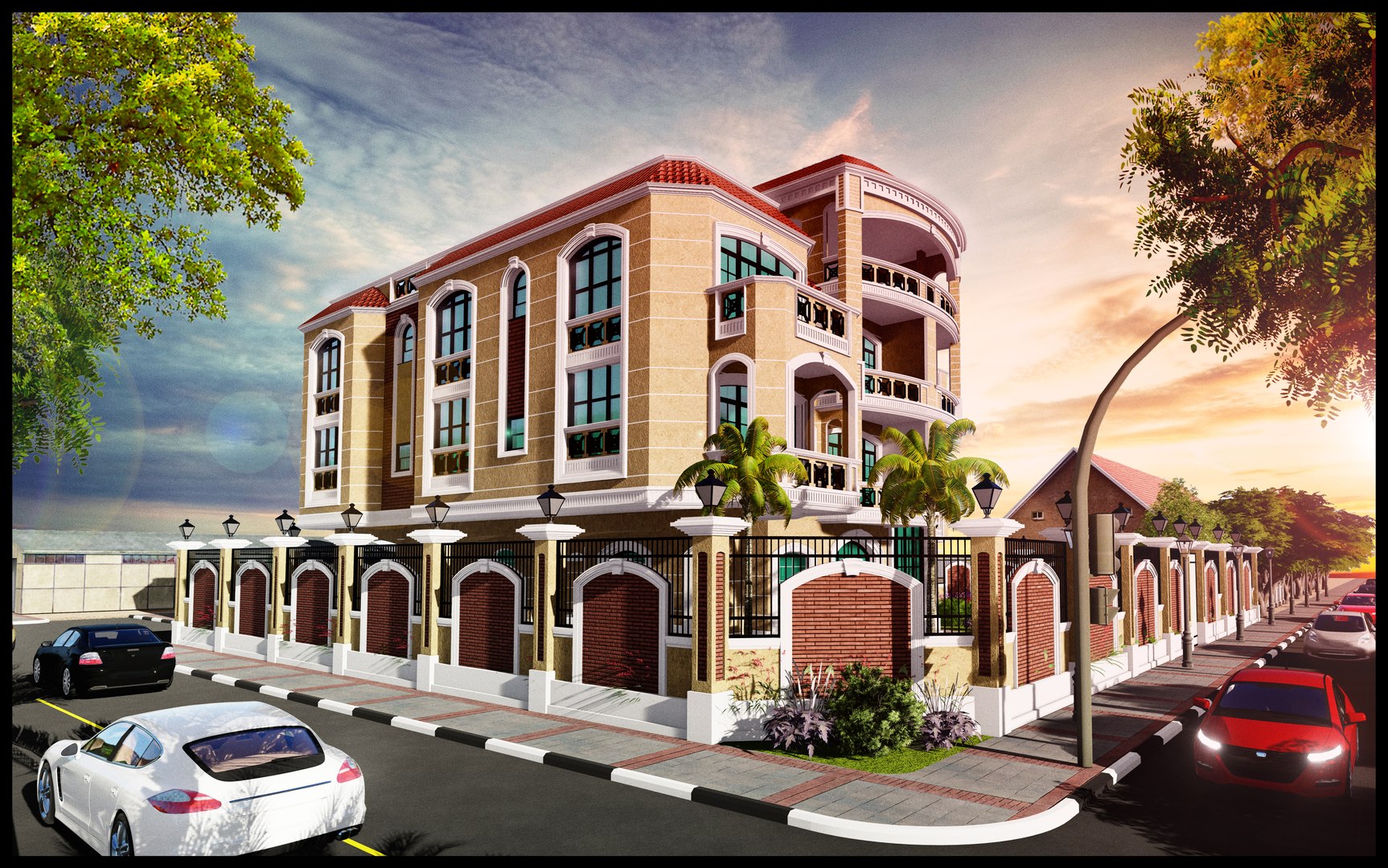 Classic Villa Model - TurboSquid 1522376