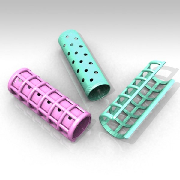 3d model hair roller