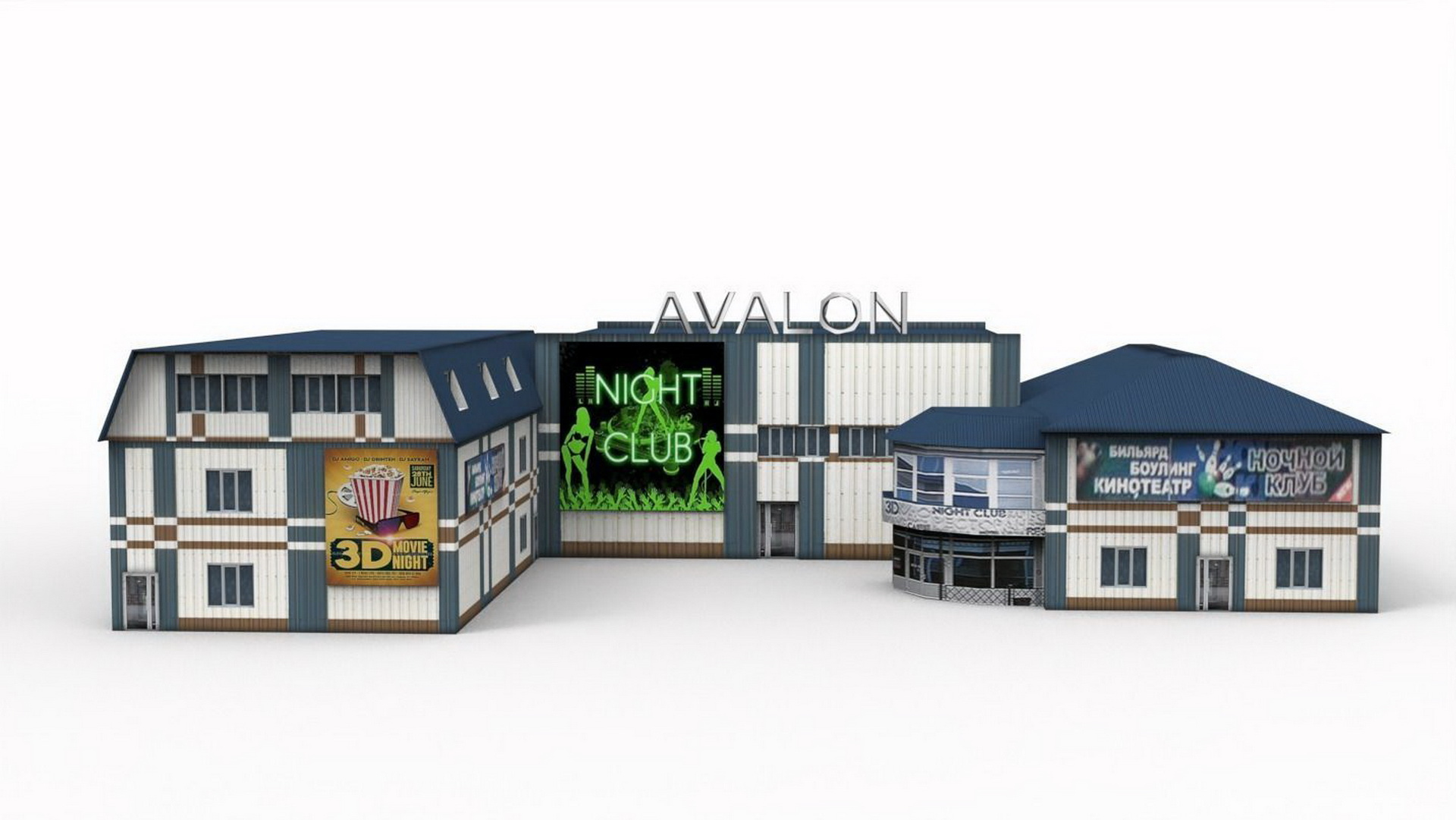 3D model Night club - TurboSquid 1729136