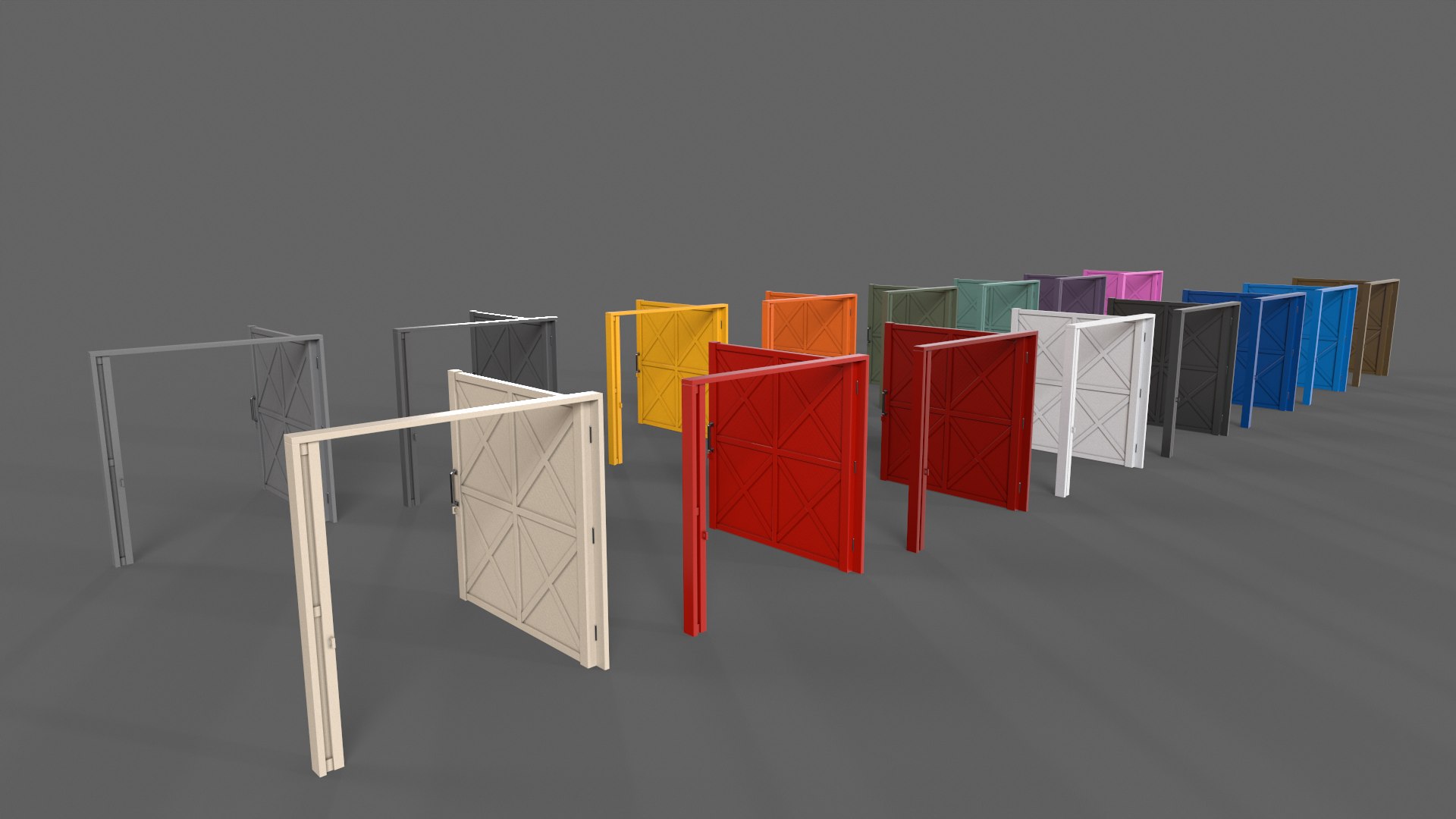 3D PBR Gate B1 Model - TurboSquid 2356931