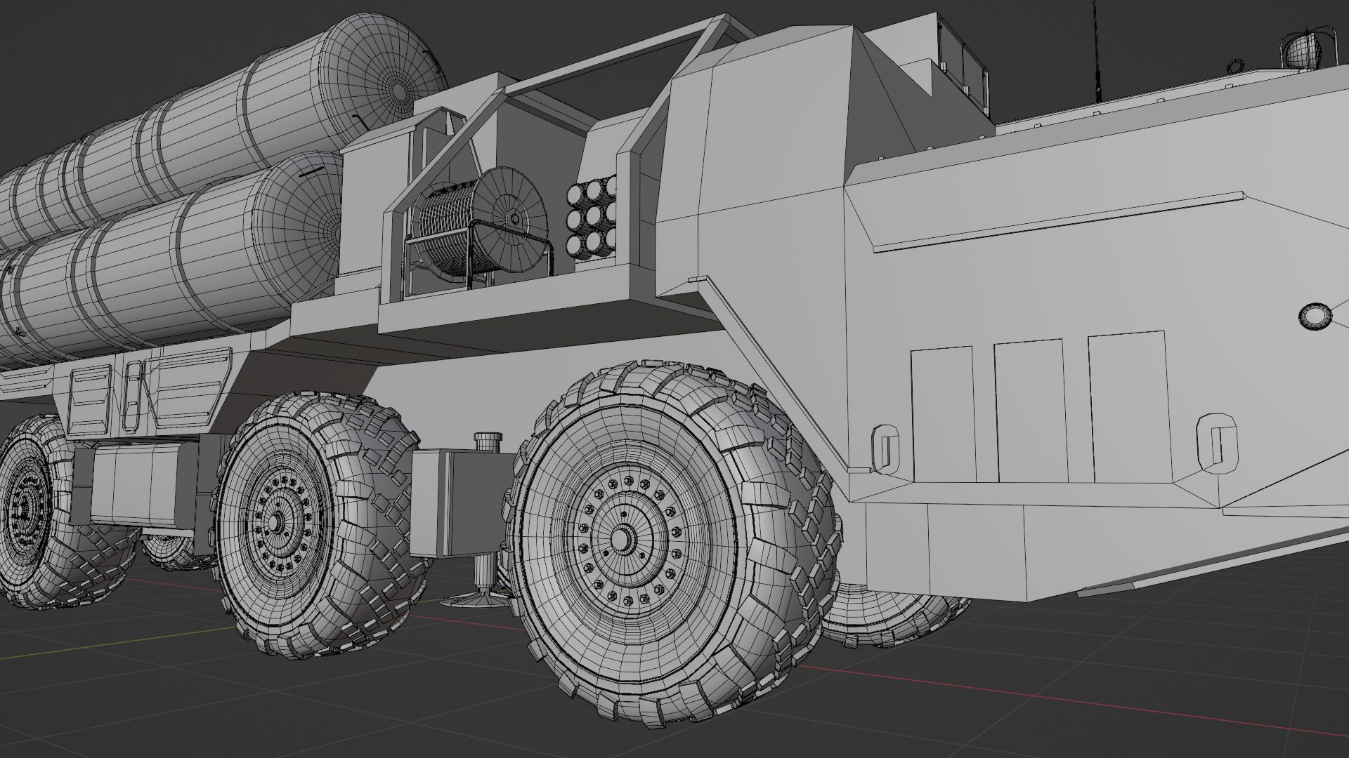 3D Model S300 Missile Launcher - TurboSquid 2411815