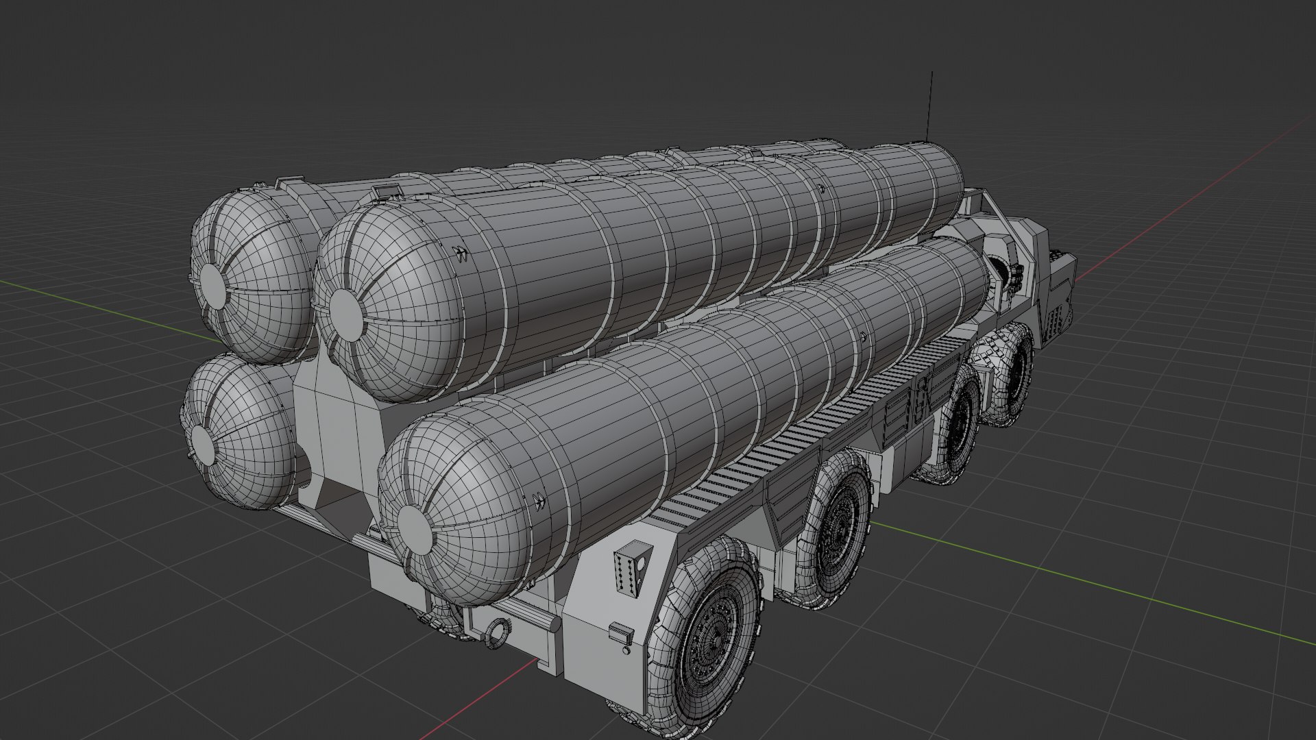 3D Model S300 Missile Launcher - TurboSquid 2411815