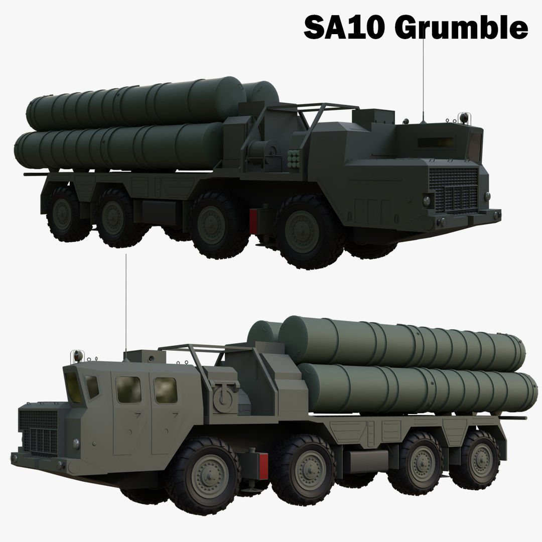 3D Model S300 Missile Launcher - TurboSquid 2411815