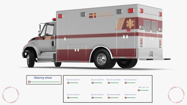 modelo 3d Unidad de Servicios Médicos Durastar Internacional Aparejada ...