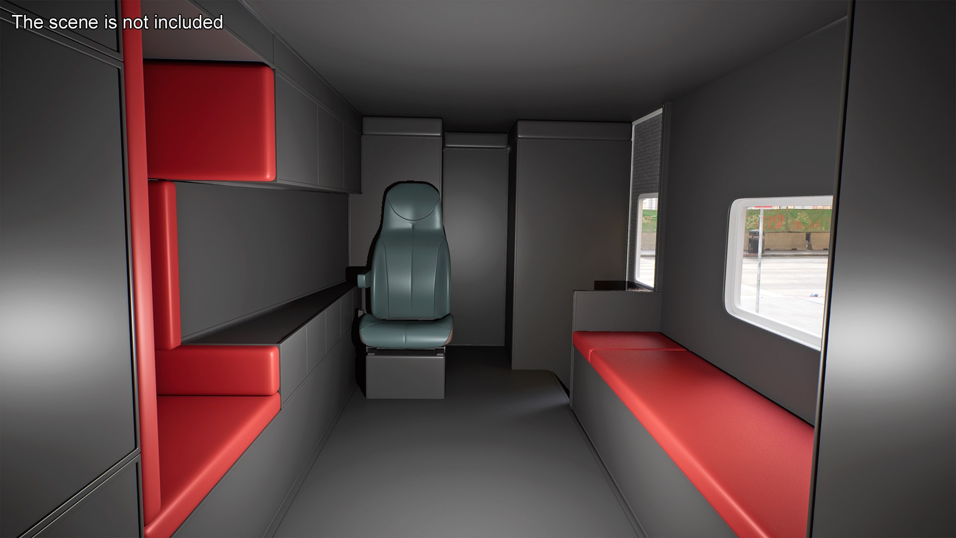 3D International Durastar Medical Services Unit Rigged model ...