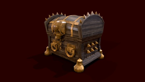 Treasure chest model - TurboSquid 2031403