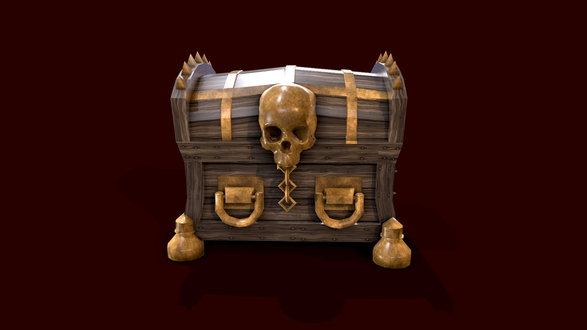 Treasure Chest Model - TurboSquid 2031403