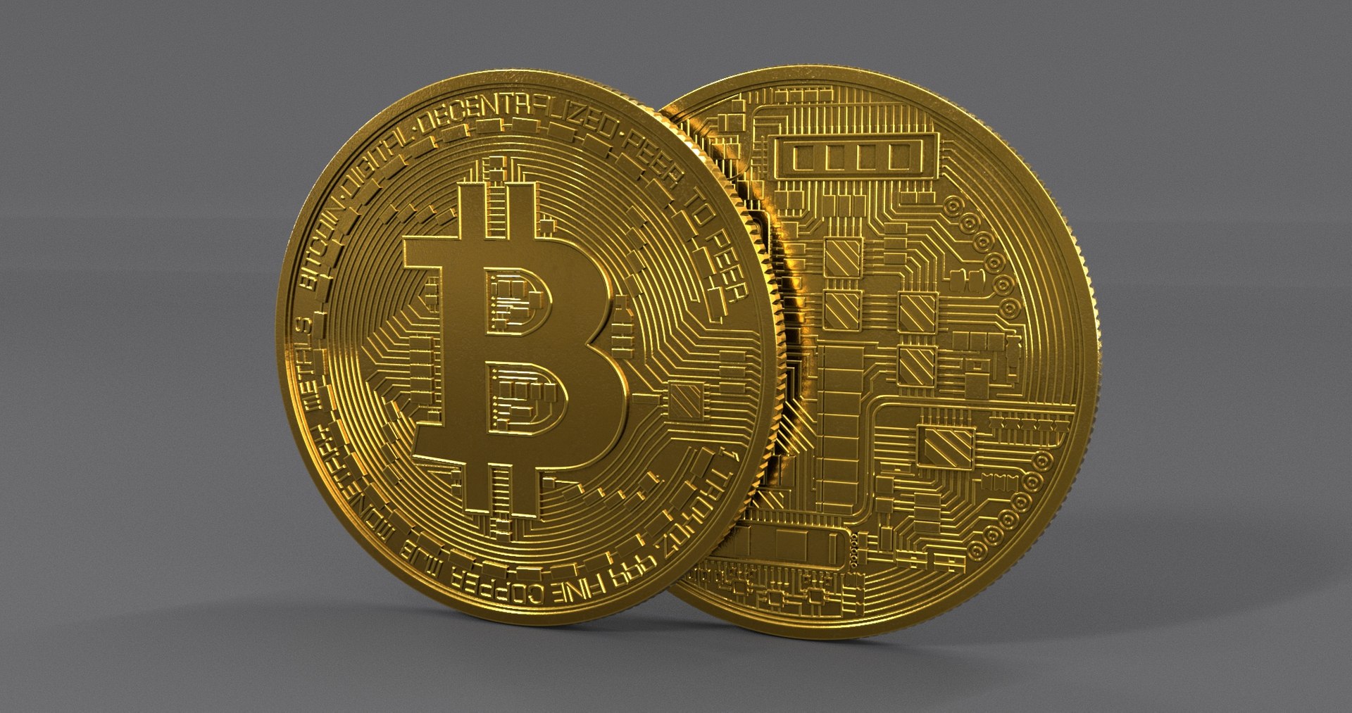 3D Bitcoin Coin Bit - TurboSquid 1690000