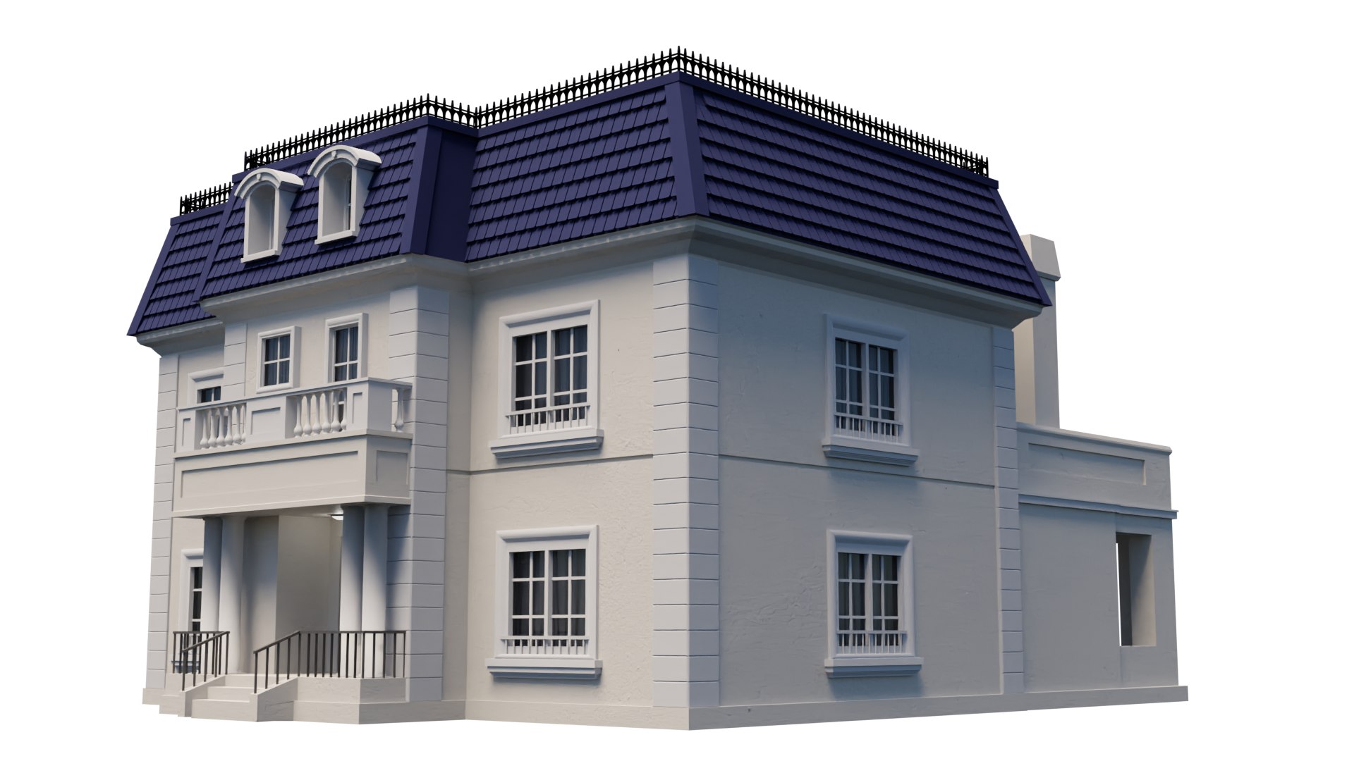 3D Mansion - TurboSquid 2044235