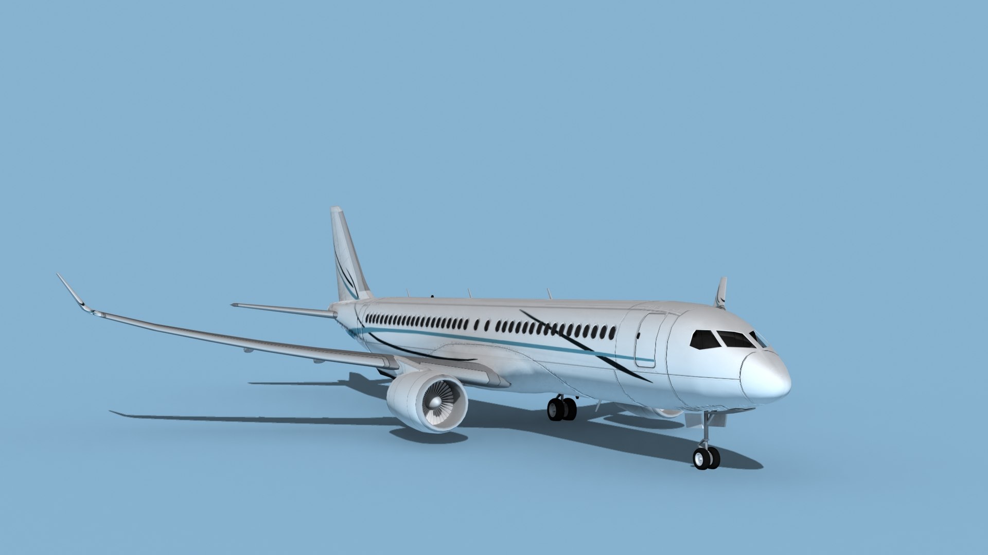 Airbus A220-300 Corporate 3 3D Model - TurboSquid 1746834