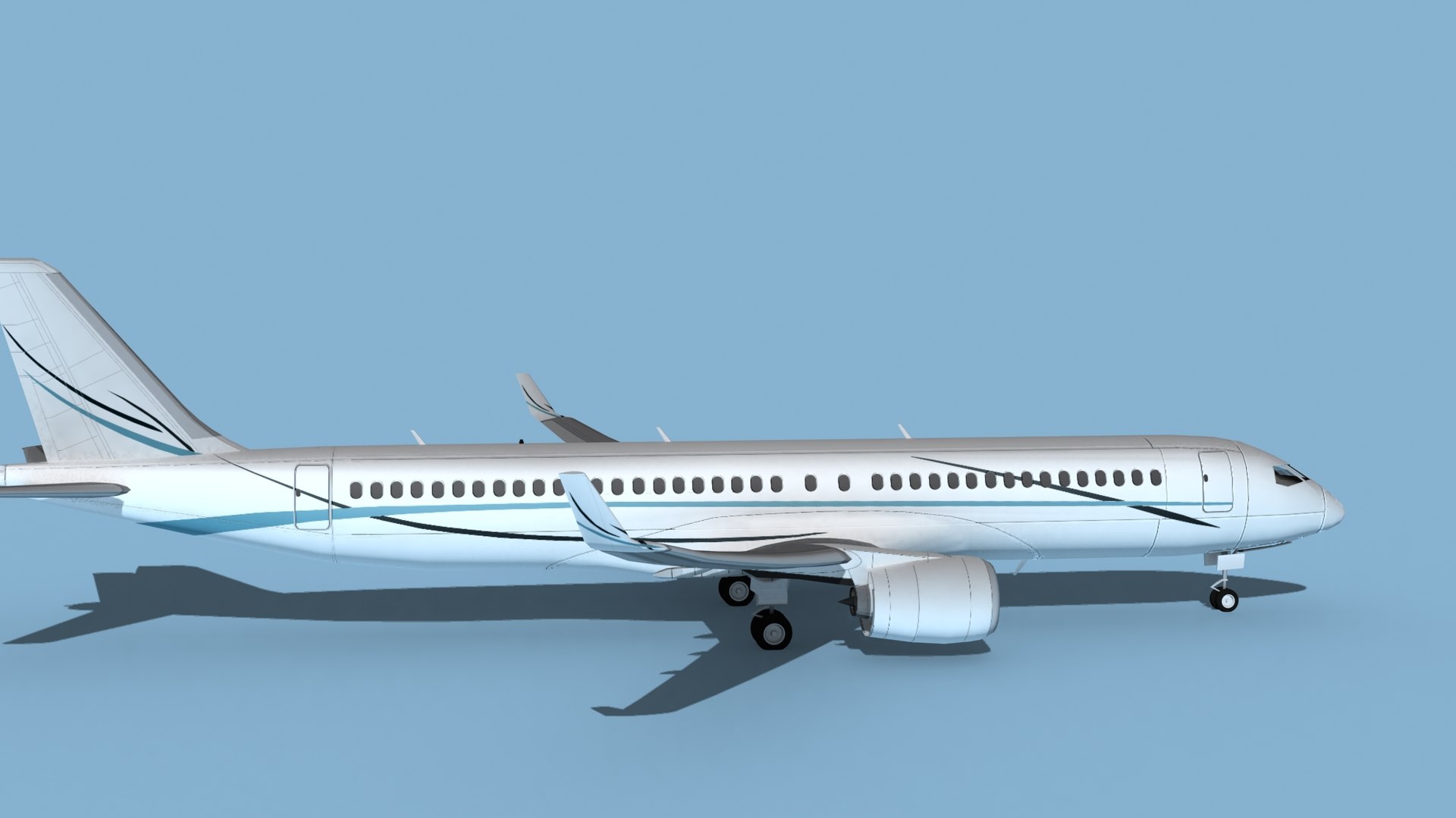 Airbus A220-300 Corporate 3 3D Model - TurboSquid 1746834