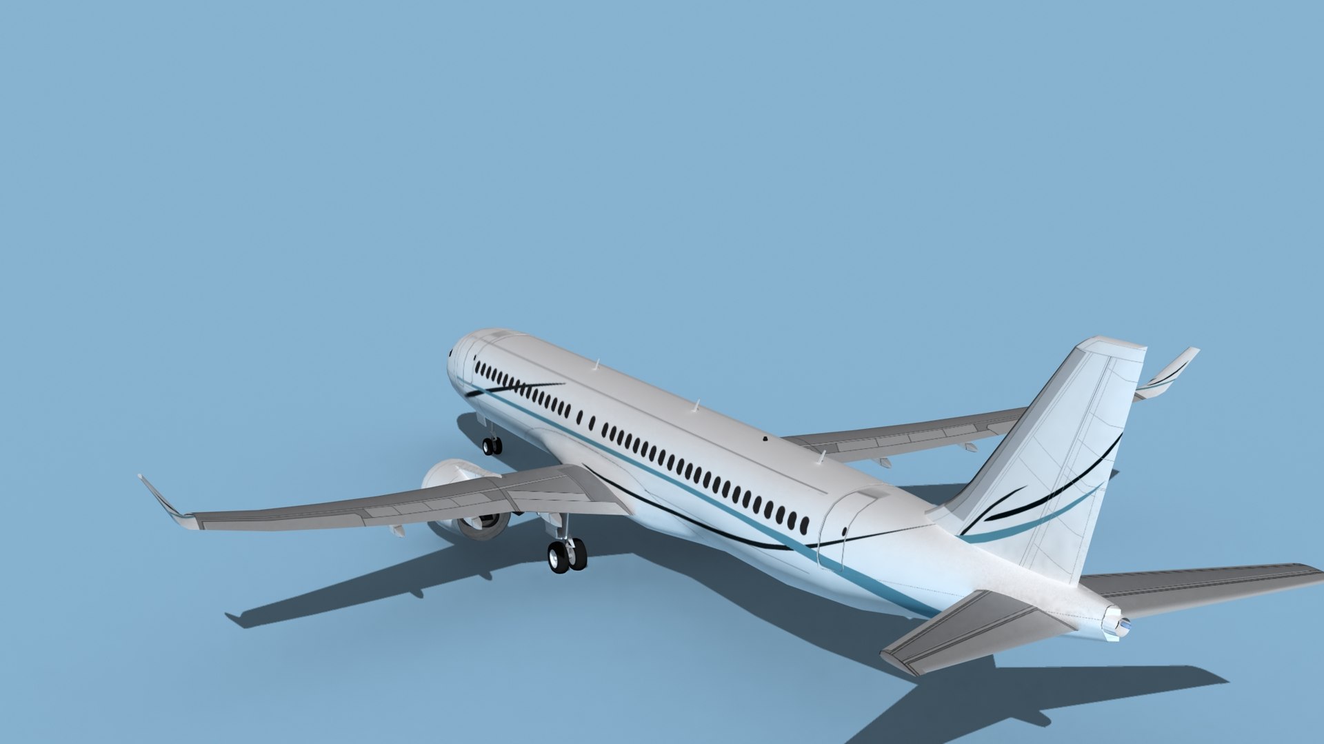 Airbus A220-300 Corporate 3 3D Model - TurboSquid 1746834
