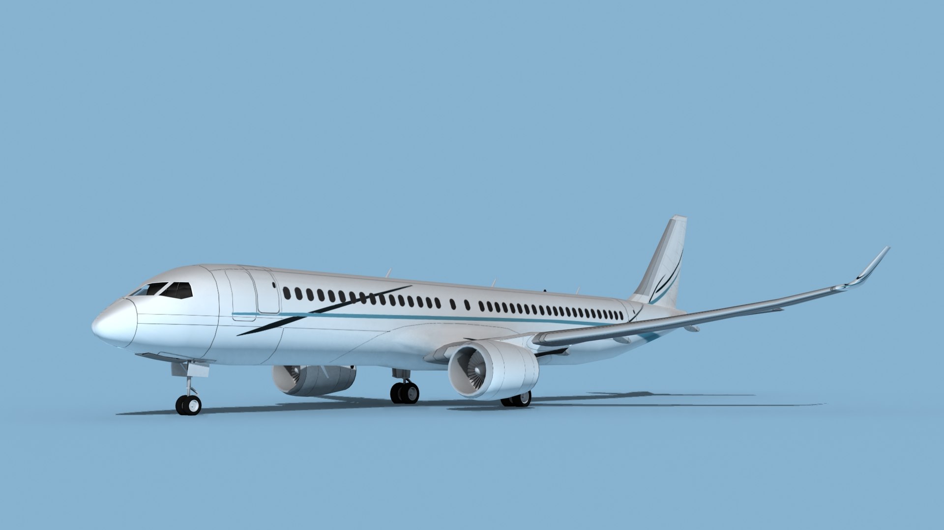 Airbus A220-300 Corporate 3 3D Model - TurboSquid 1746834
