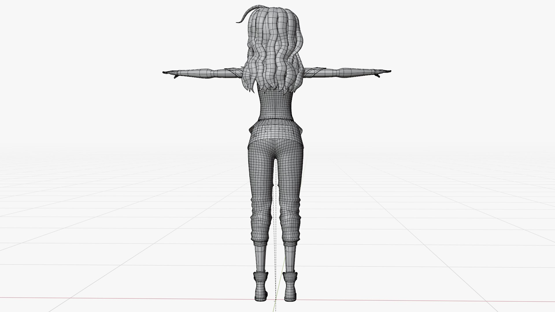 3d Model Character Girl Turbosquid 2070578 