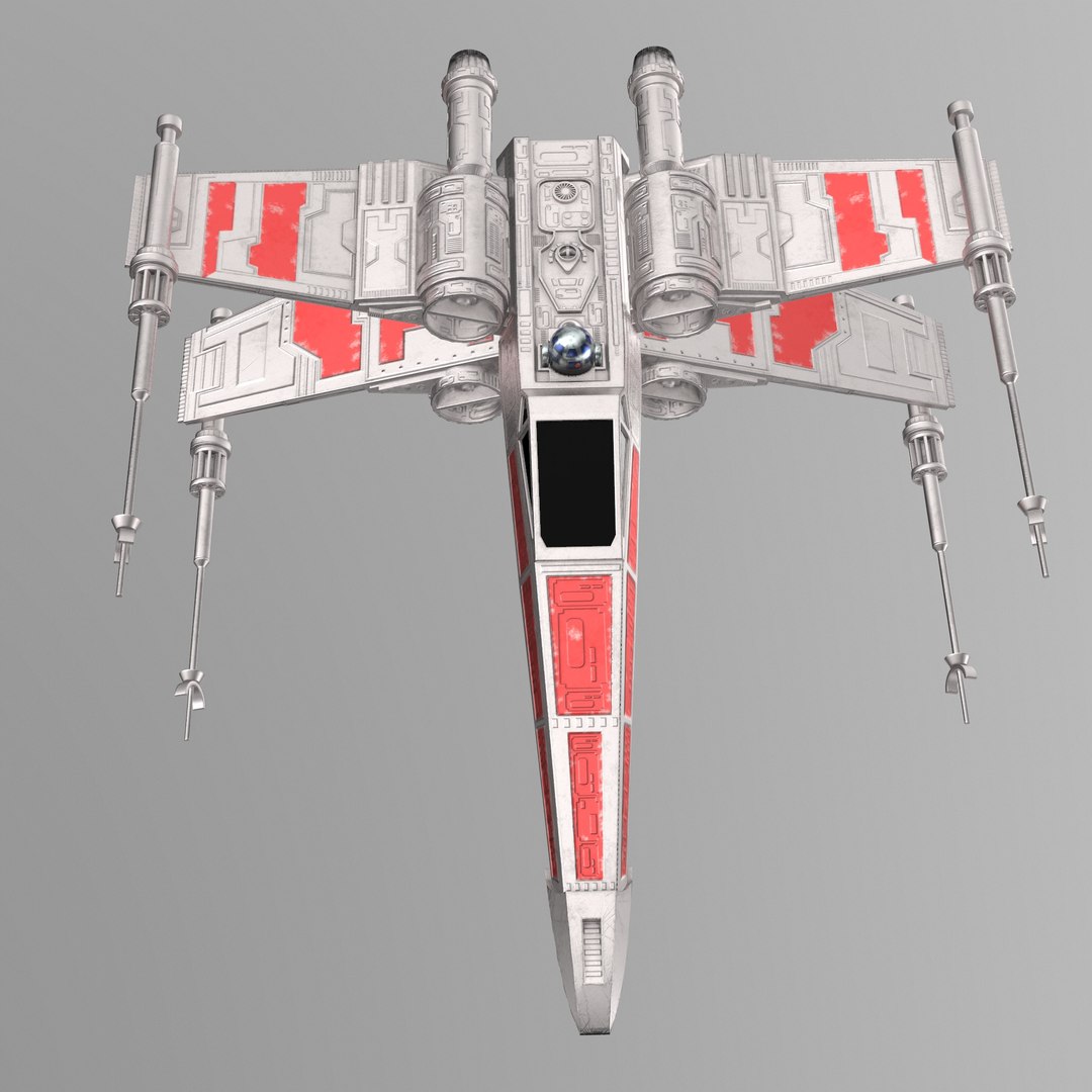 X-wing Fighter Space 3D Model - TurboSquid 1250361