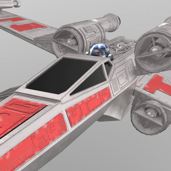 X-wing fighter space 3D model - TurboSquid 1250361