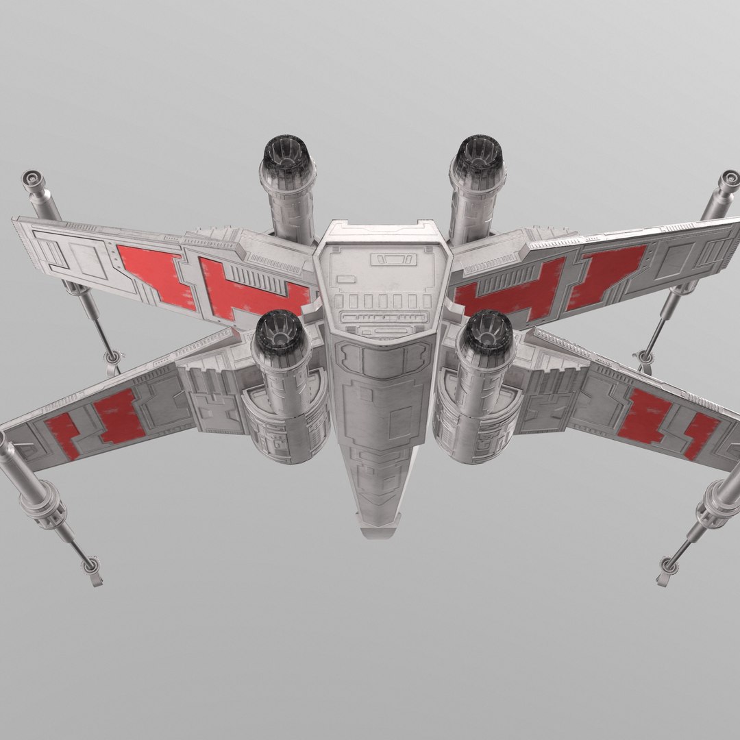 X-wing Fighter Space 3D Model - TurboSquid 1250361