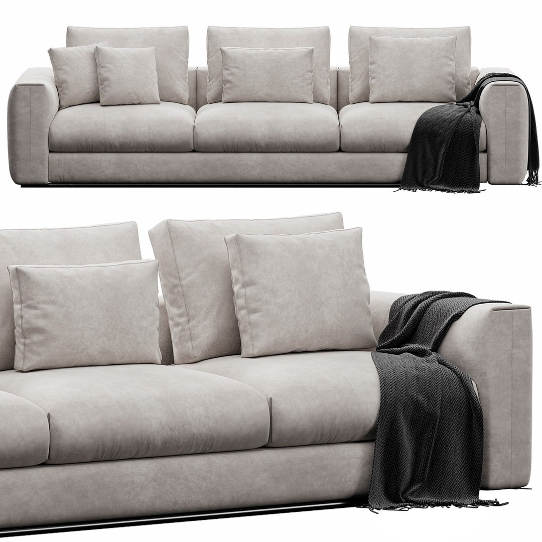 Flexform Asolo 3D Model - TurboSquid 2008143