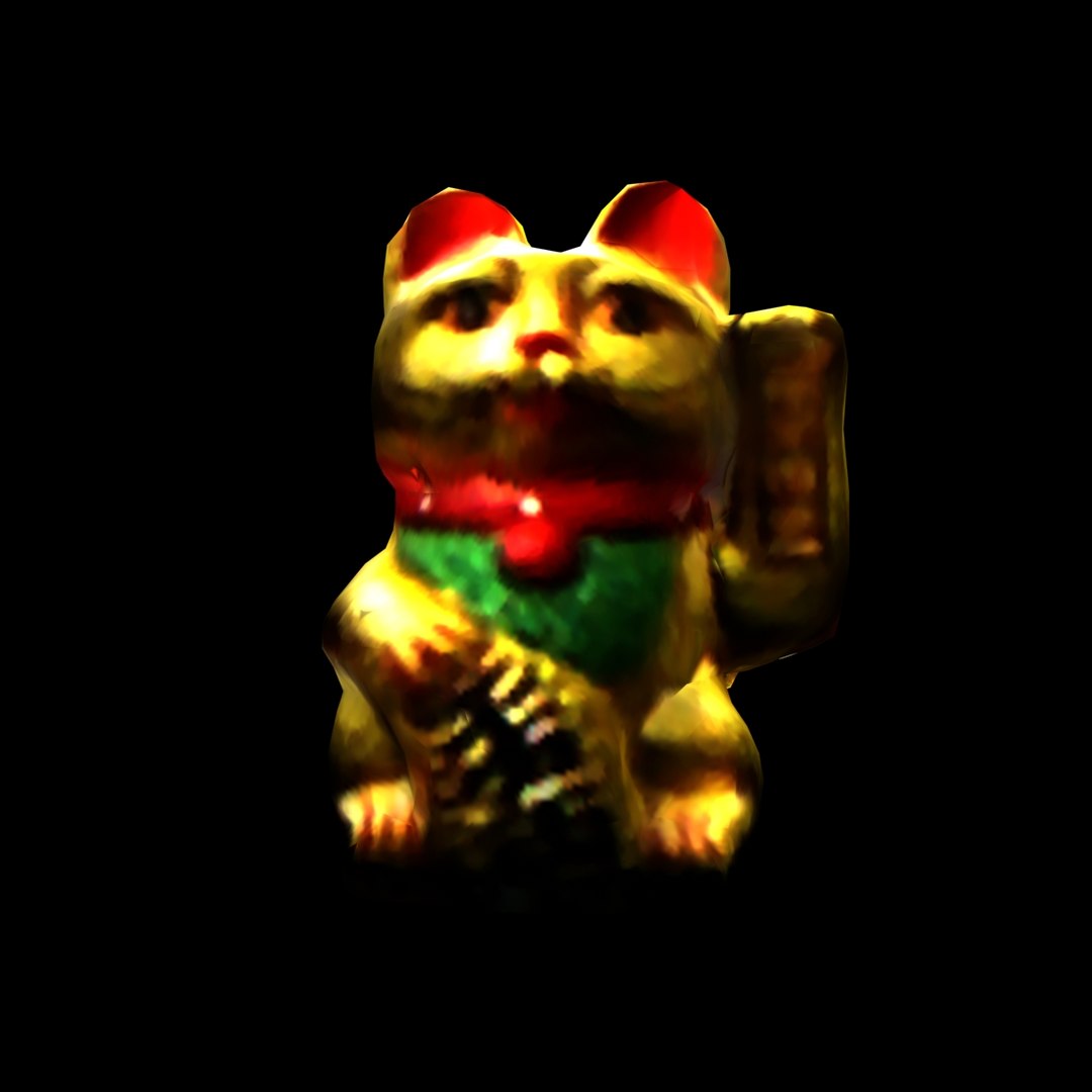 Lucky Cat 3d Model