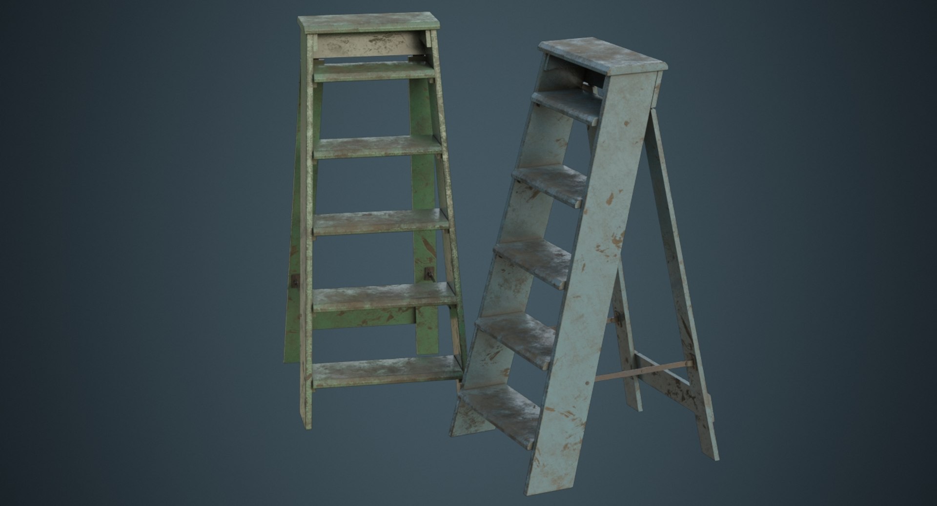 3D model step ladder 3b - TurboSquid 1443597