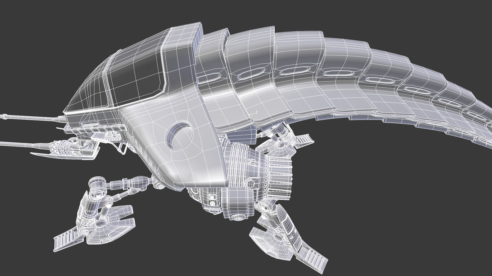 Gunbot scifi robot 3D model - TurboSquid 1205653