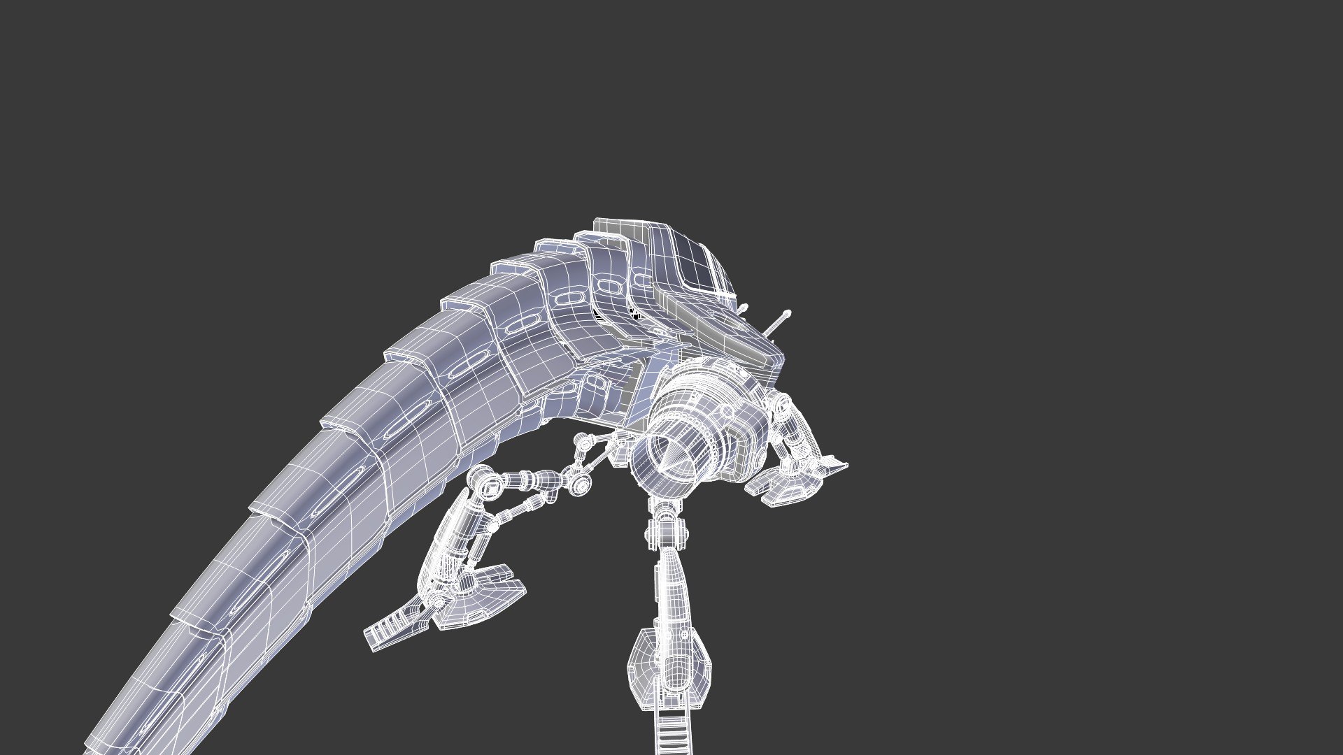 Gunbot scifi robot 3D model - TurboSquid 1205653