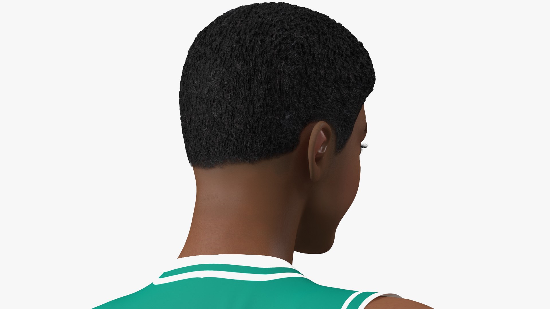 3D Light Skin Teenager Basketball Player Standing Pose - TurboSquid 1764476