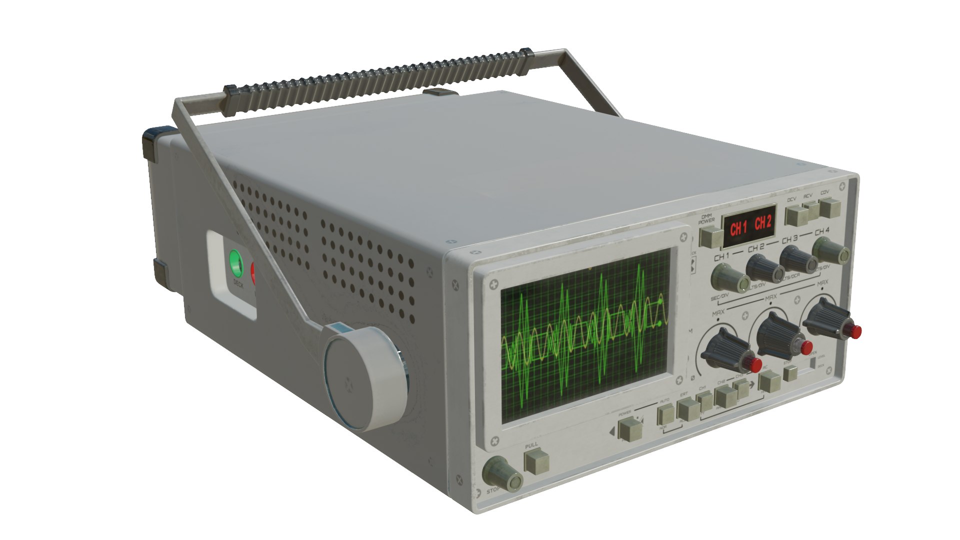 Tektronix 306 Dmm Oscilloscope 3D Model - TurboSquid 2128383