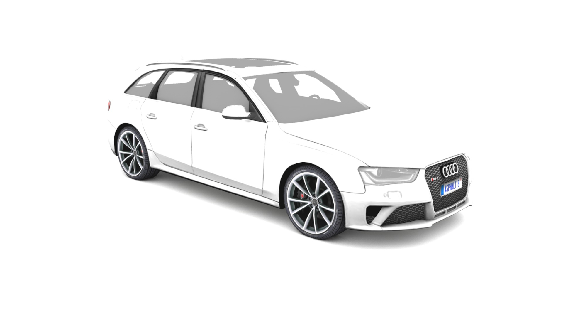 3D Model Audi Rs4 Car - TurboSquid 1865554