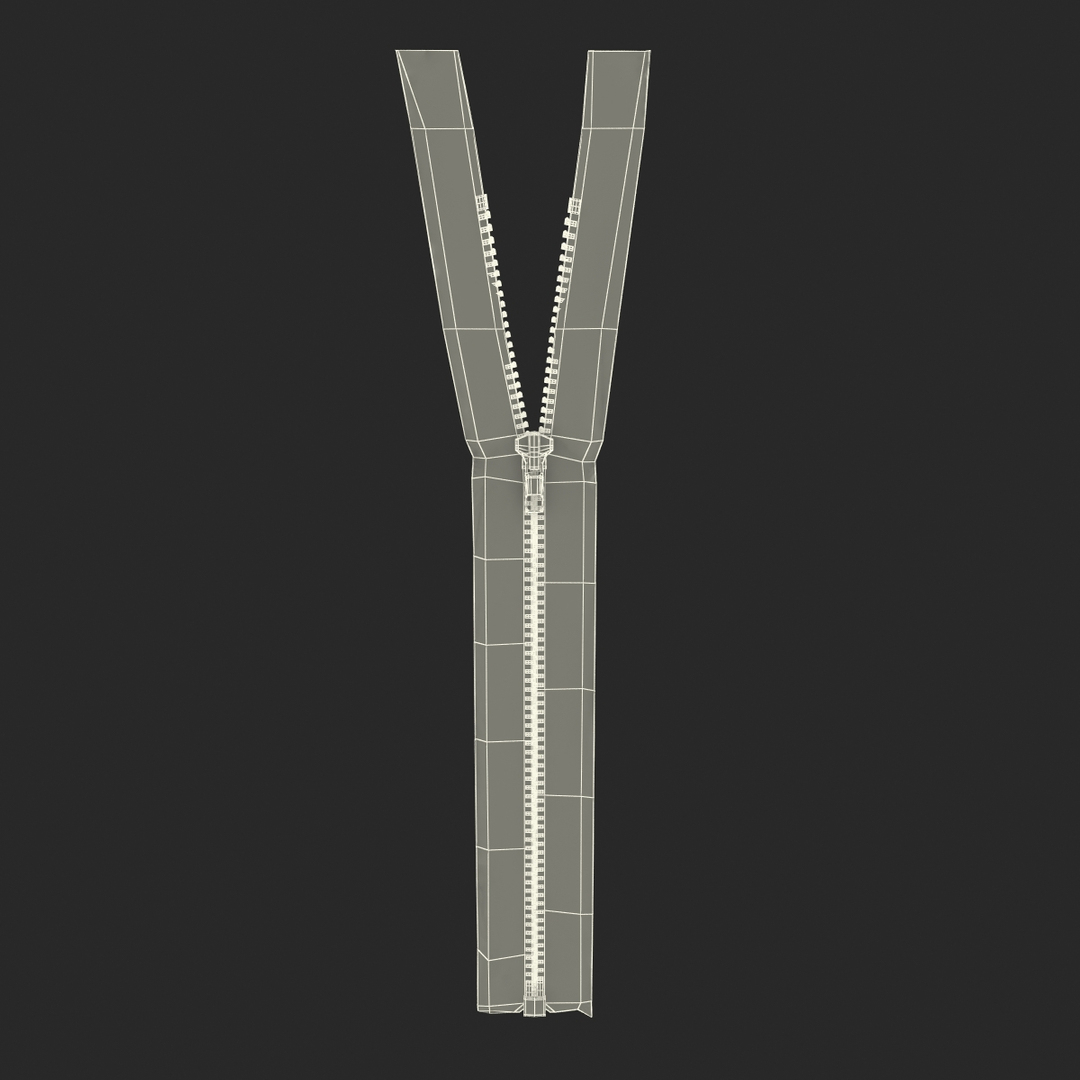 zipper modeled open max