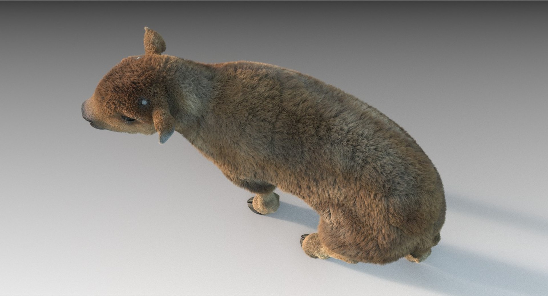Bison Calf Fur Rig 3D Model - TurboSquid 1298972