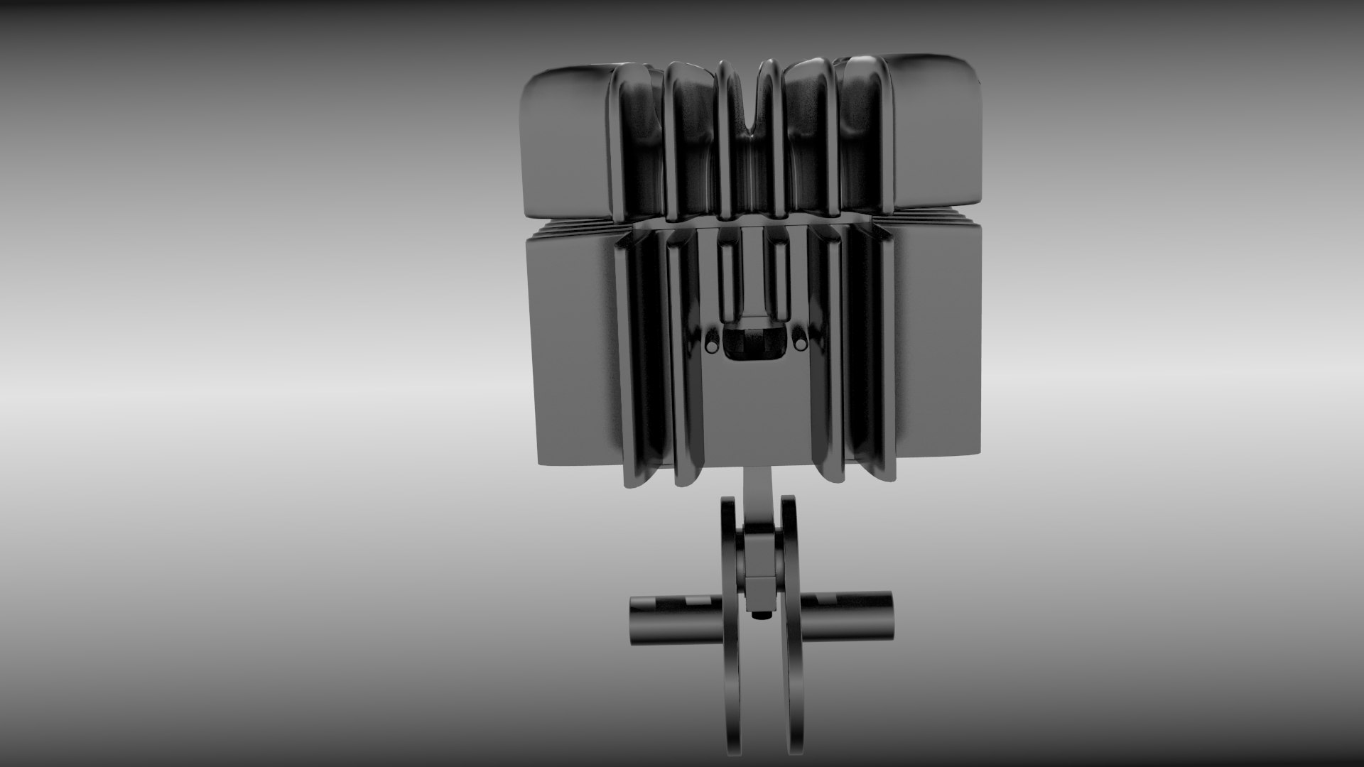 Fbx Stroke Engine Cylinder Piston Animation