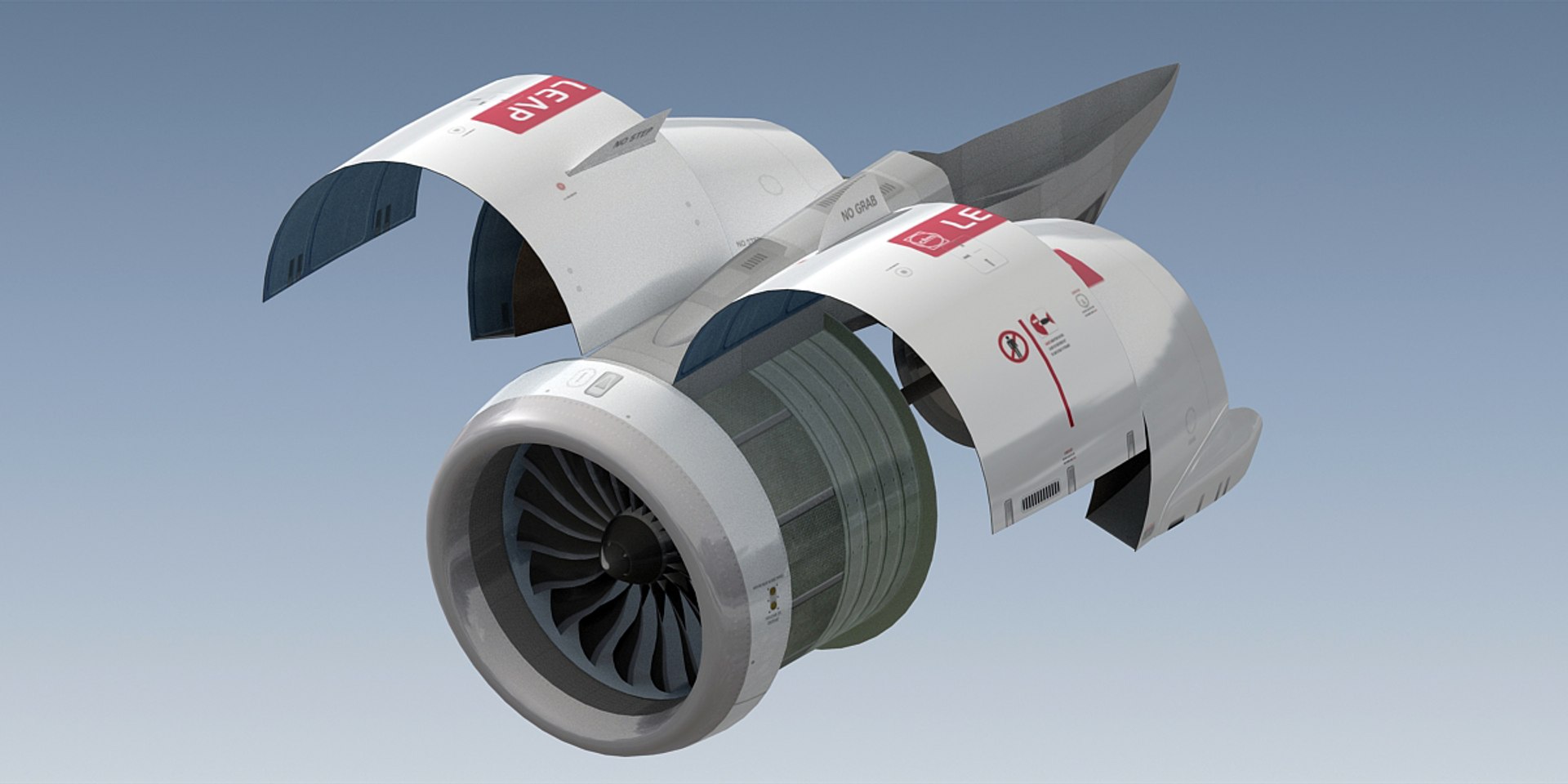 3D Cfm Leap-1a Jet Engine - TurboSquid 1222545
