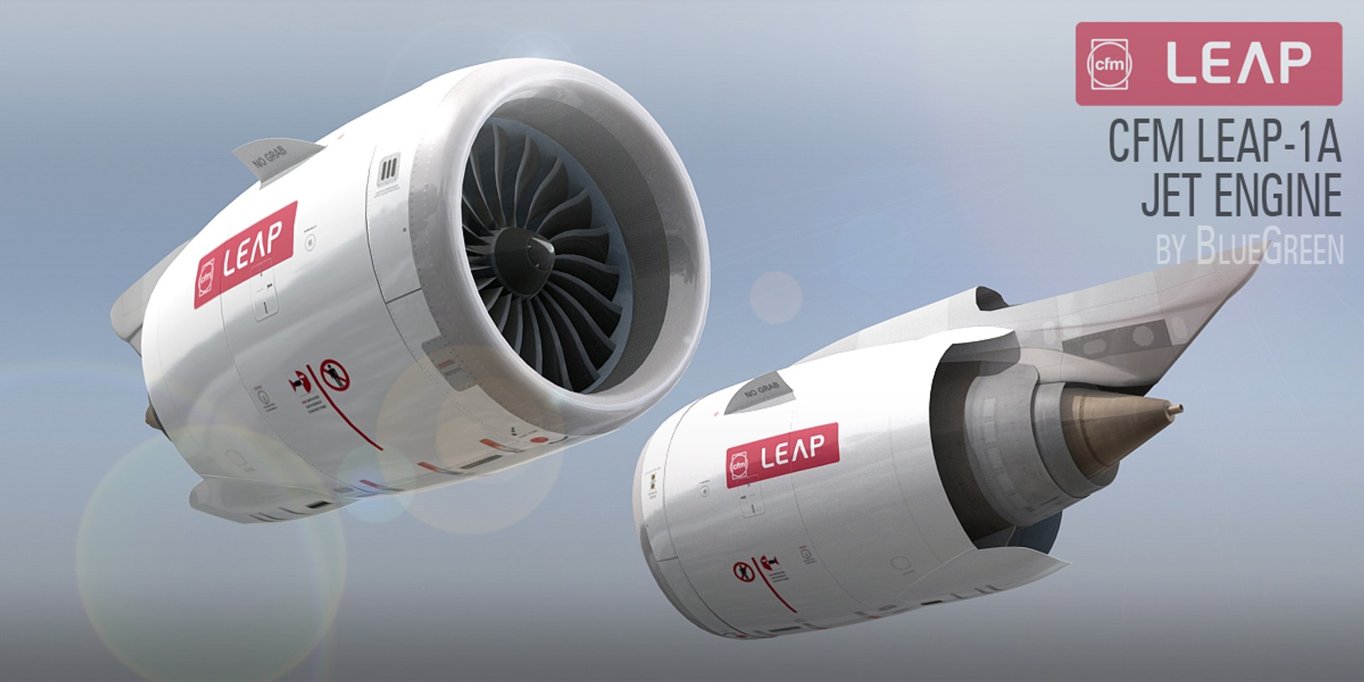 3D Cfm Leap-1a Jet Engine - TurboSquid 1222545