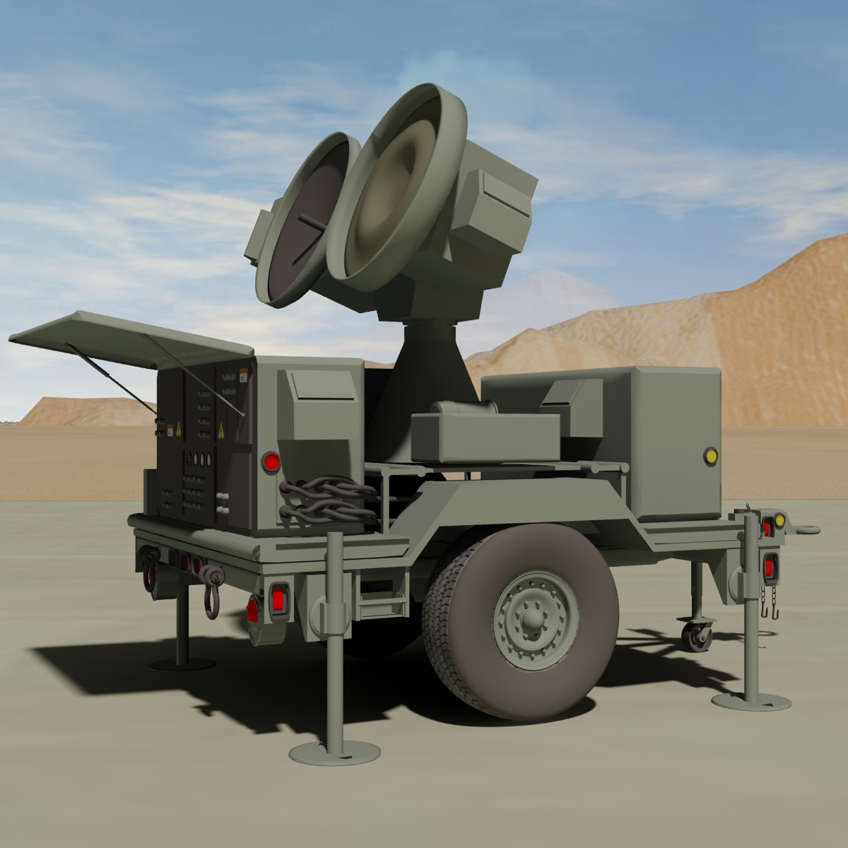 military hawk mpq 46 3d model