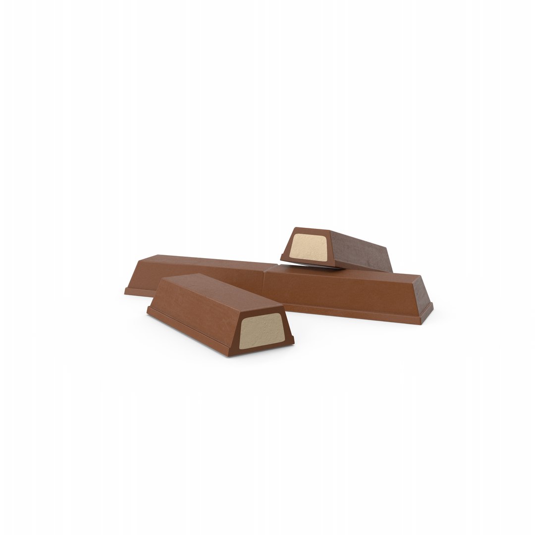 3D Chocolate Bars Model - TurboSquid 2138412