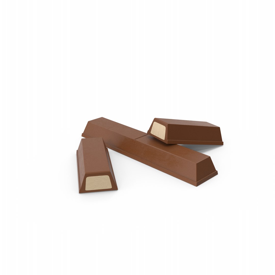 3D Chocolate Bars Model - TurboSquid 2138412
