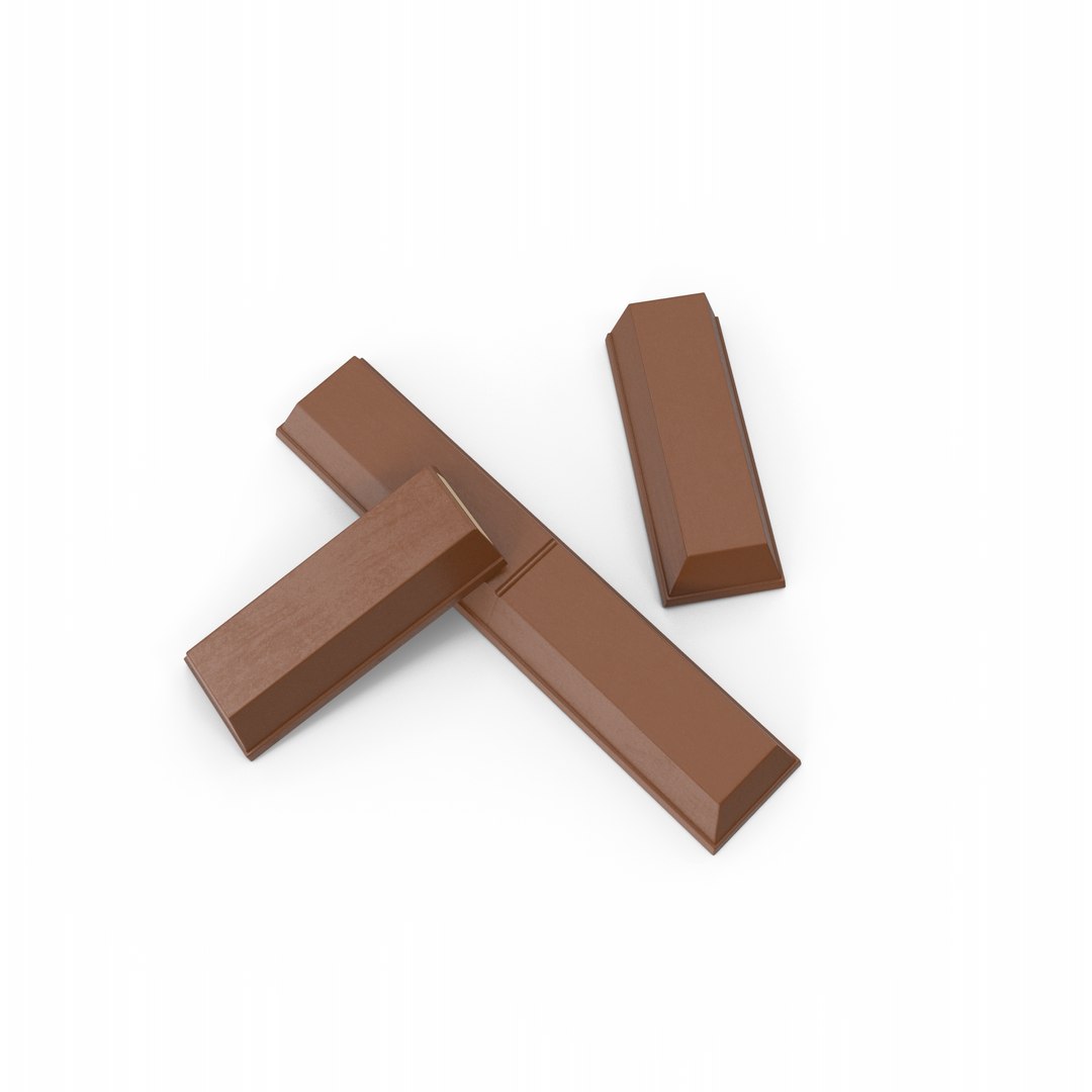 3D Chocolate Bars Model - TurboSquid 2138412