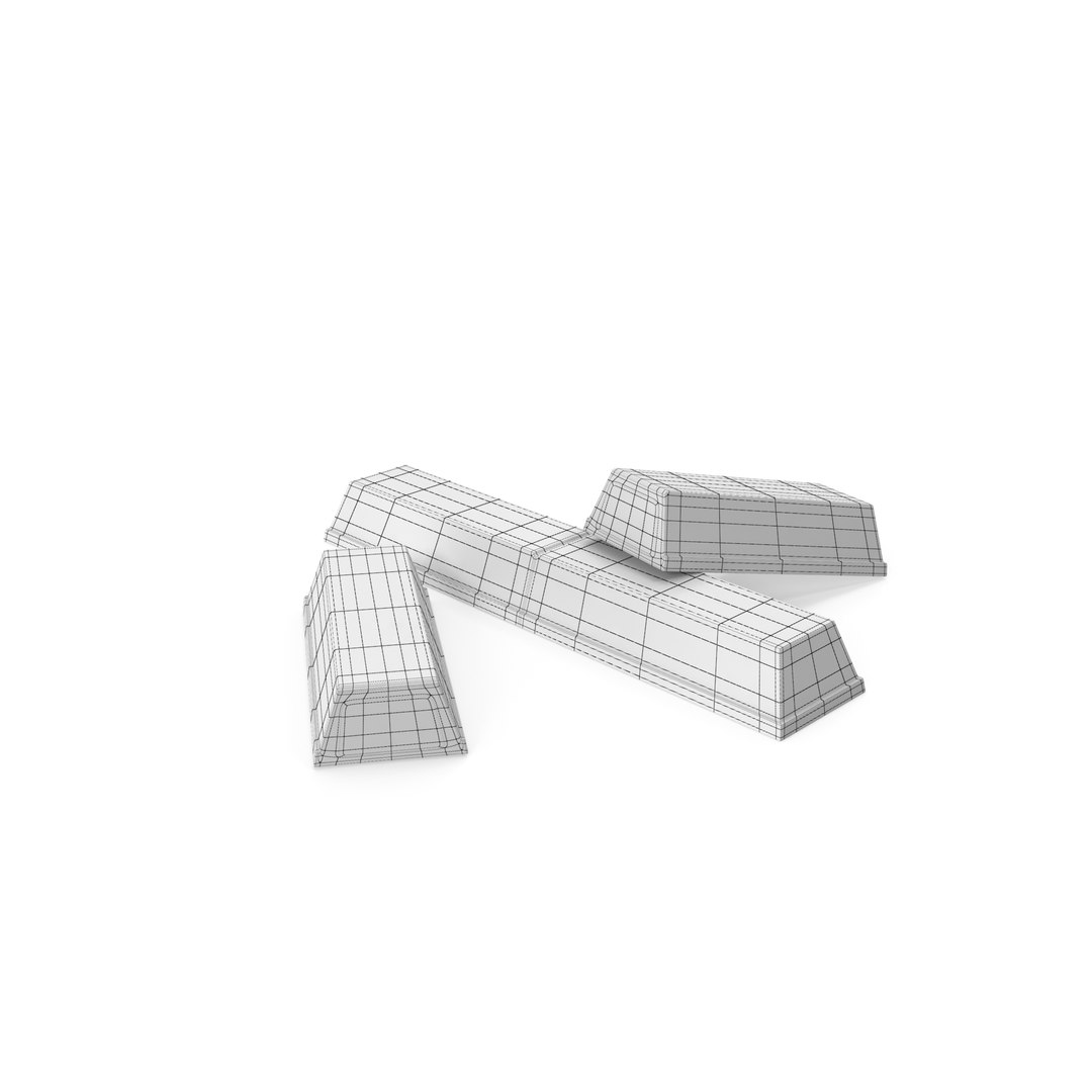 3D Chocolate Bars Model - TurboSquid 2138412