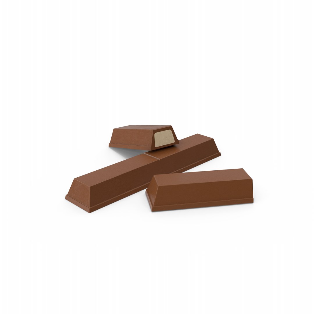 3D Chocolate Bars Model - TurboSquid 2138412