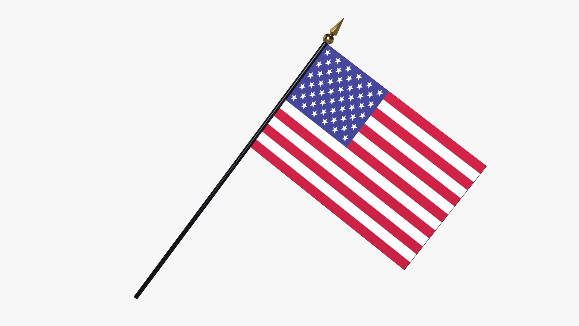 3D Model Miniature Flag - TurboSquid 1852003