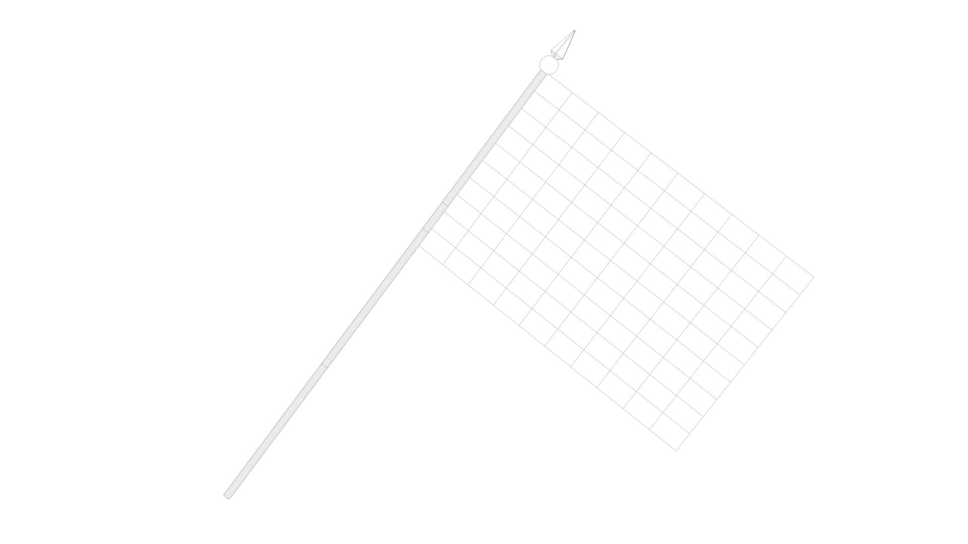 3D Model Miniature Flag - TurboSquid 1852003