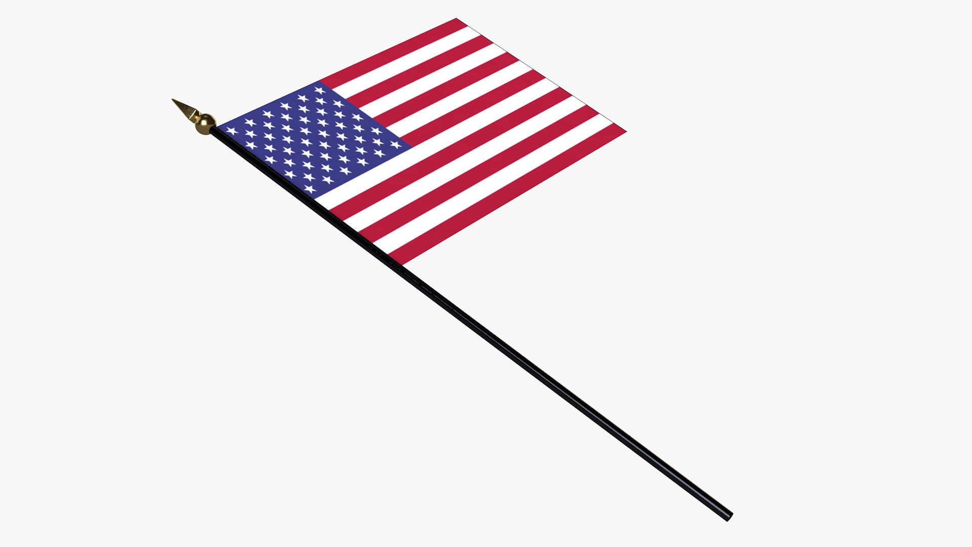 3D Model Miniature Flag - TurboSquid 1852003