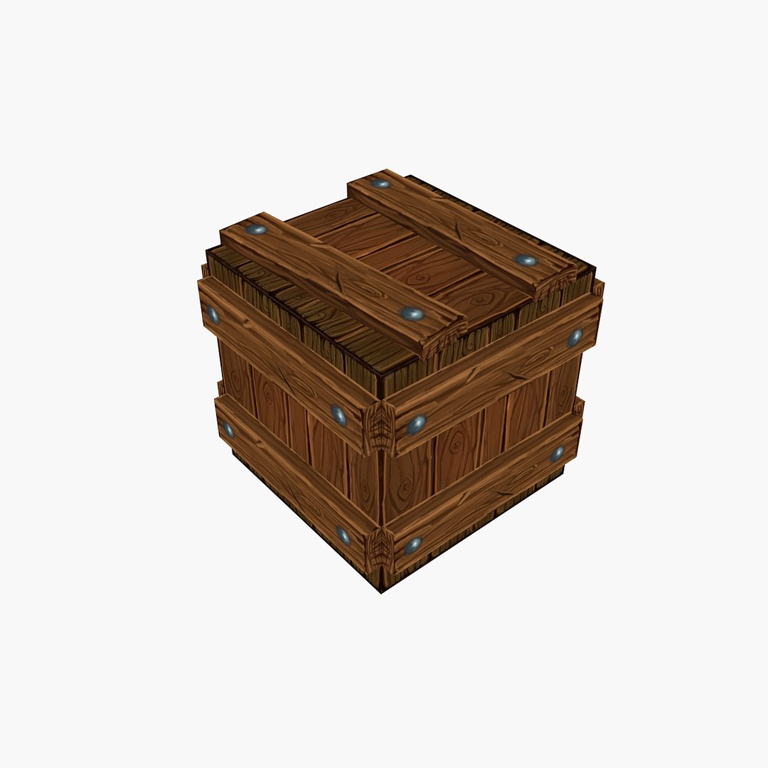 Boxes Hand Painted 3d Max