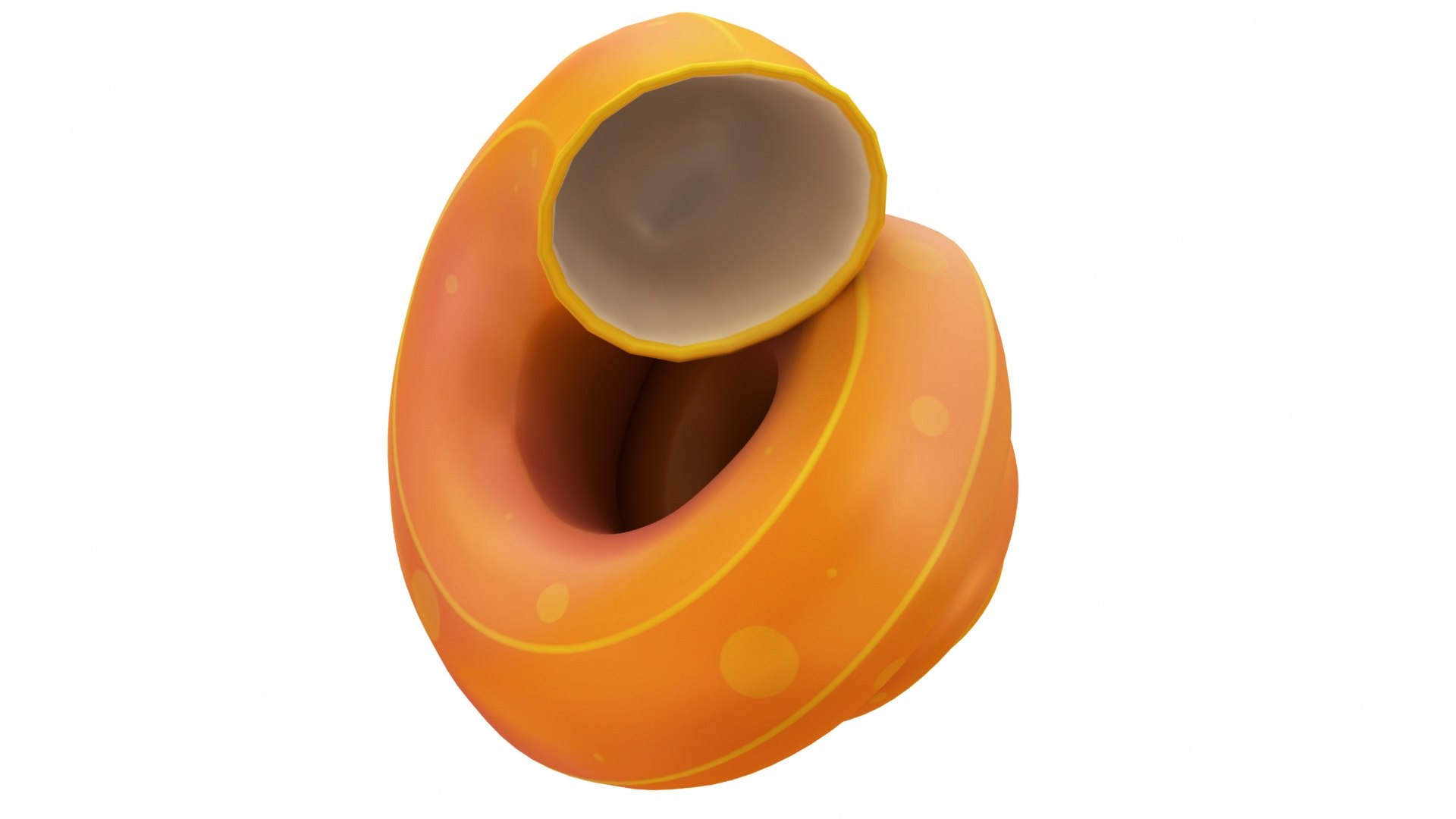 3D Cartoon Sea Shell 04 Model - TurboSquid 2088766
