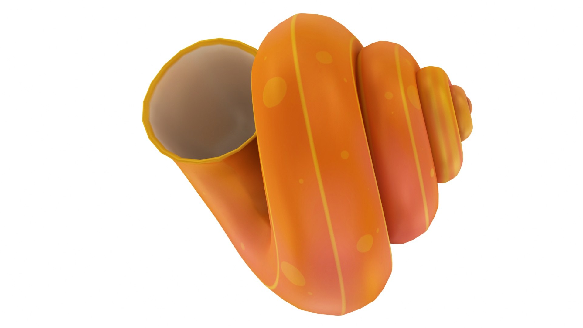 3D Cartoon Sea Shell 04 Model - TurboSquid 2088766